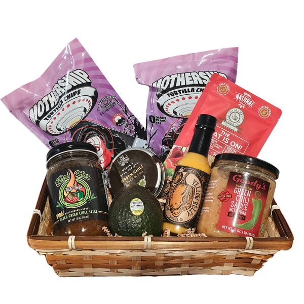 Colorado Small Batch Green Chili Snack Basket