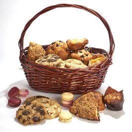 Fresh baked Pastry basket