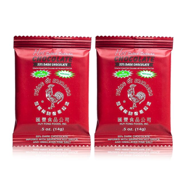 Hot Salted Sriracha Chocolate 70% Dark Chocolate Bar 2.5 oz.
