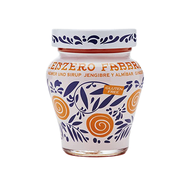 Candied Ginger in Syrup - Fabbri 230g glass jar