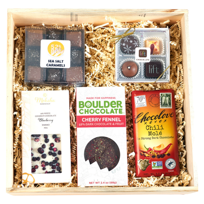 Best of Colorado chocolate basket