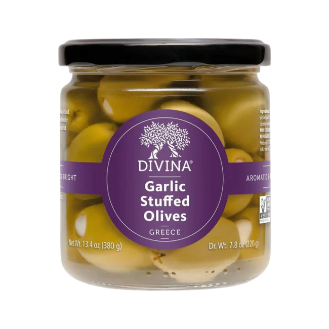 Divina Garlic Stuffed Olives 13 OZ