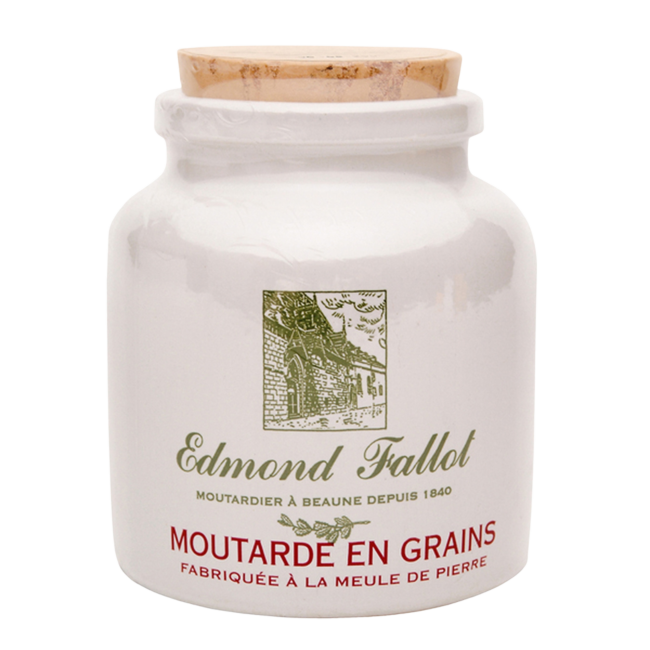 Edmund Fallot Stoneware Jar Whole Grain Mustard 250g